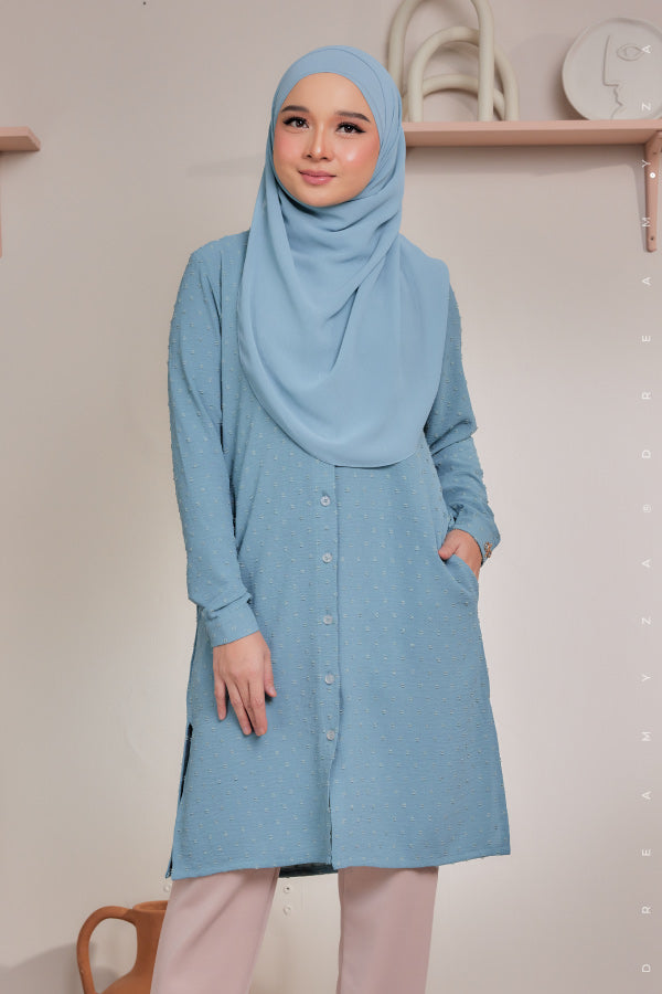 Fawa 2.0 Ironless Tunic Long Top Blouse