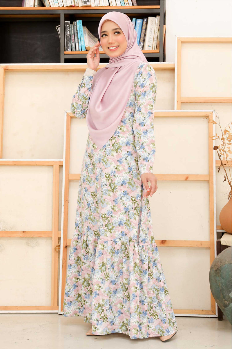 Samara Printed Dress (Ironless)