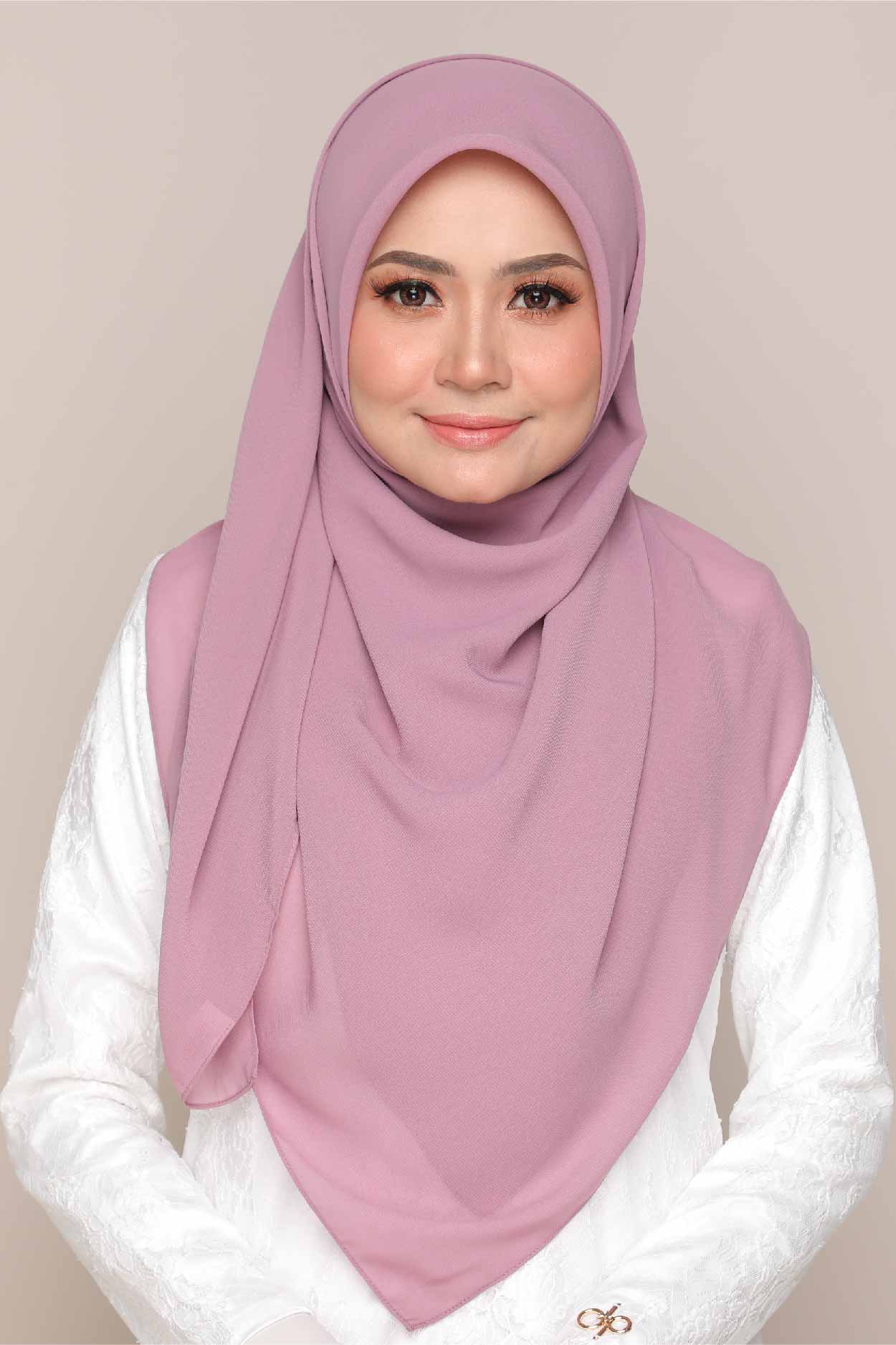 Aara Chiffon Voile Square Bawal Scarf 48” Tudung
