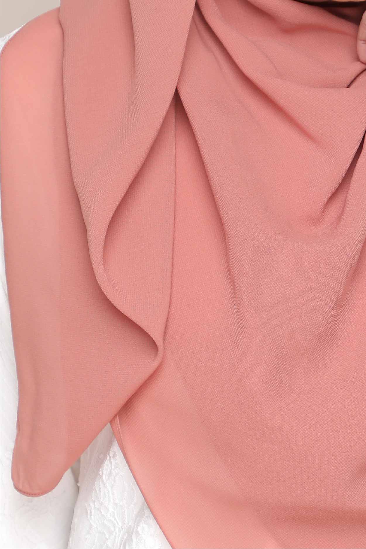 Aara Chiffon Voile Square Bawal Scarf 48” Tudung