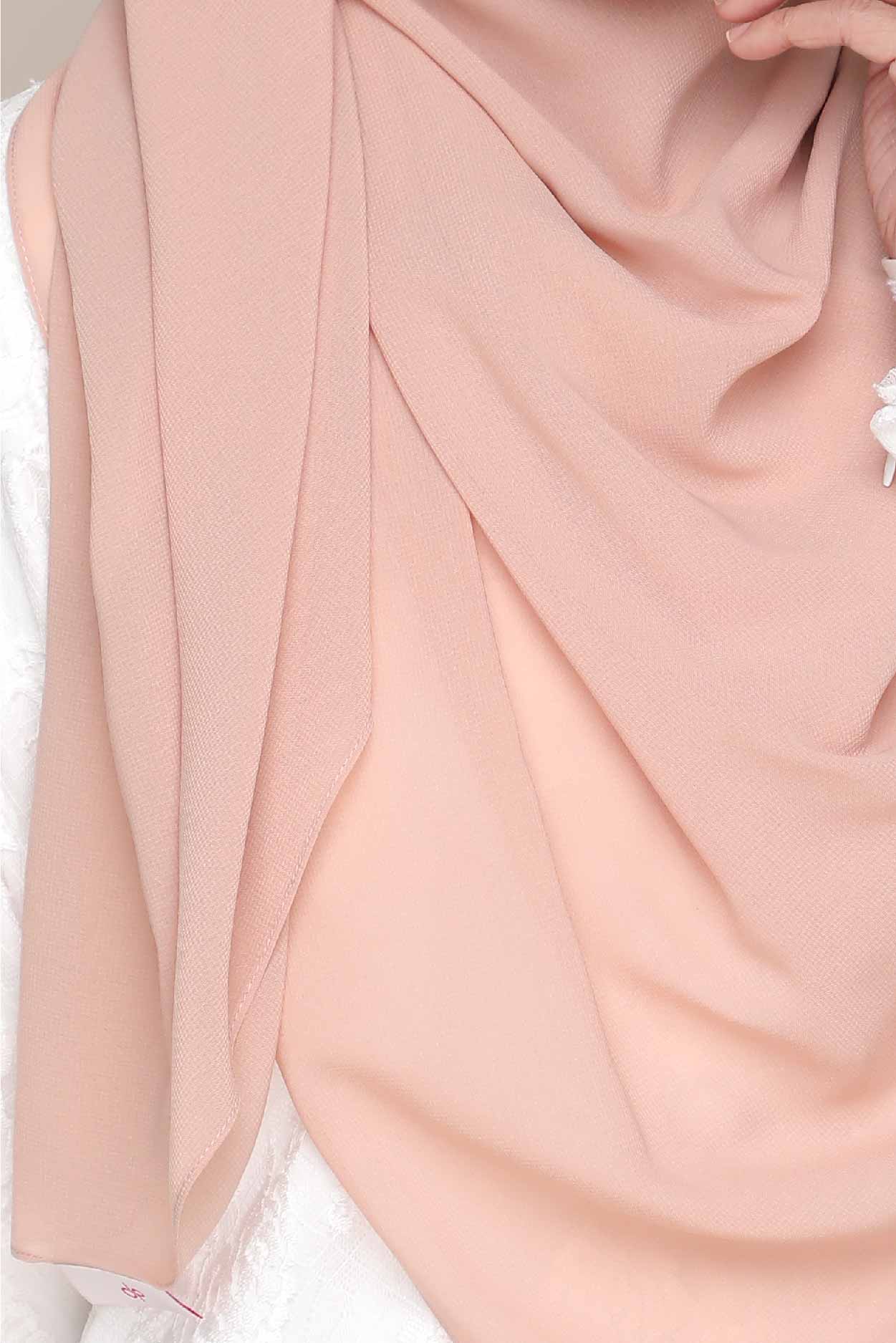 Aara Chiffon Voile Square Bawal Scarf 48” Tudung