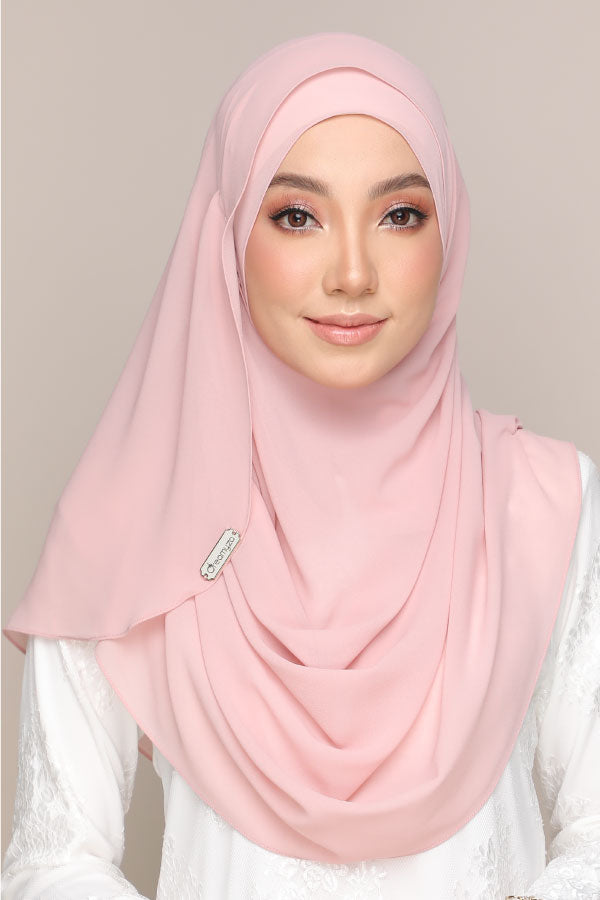 Aira Heavy Chiffon Double Loop Instant Shawl Tudung